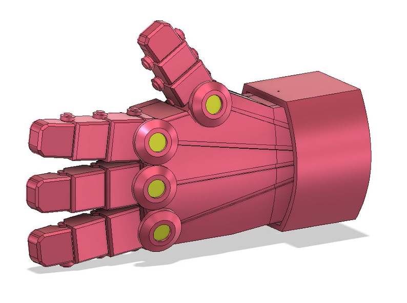 Giant Mechanical Hands for Cosplay (3D Model) - Etsy