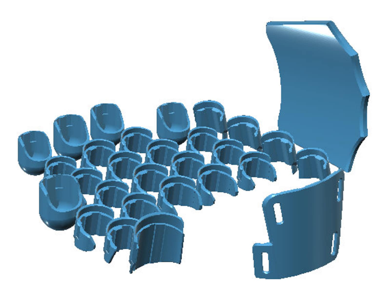 Universal Cosplay Hand Armor Gauntlet 3d Model STL - Etsy UK