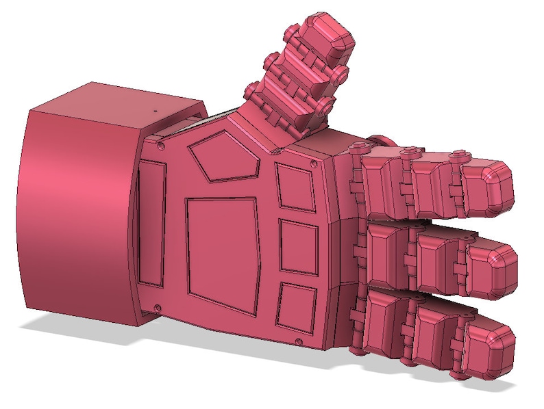 Giant Mechanical Hands for Cosplay (3D Model) - Etsy