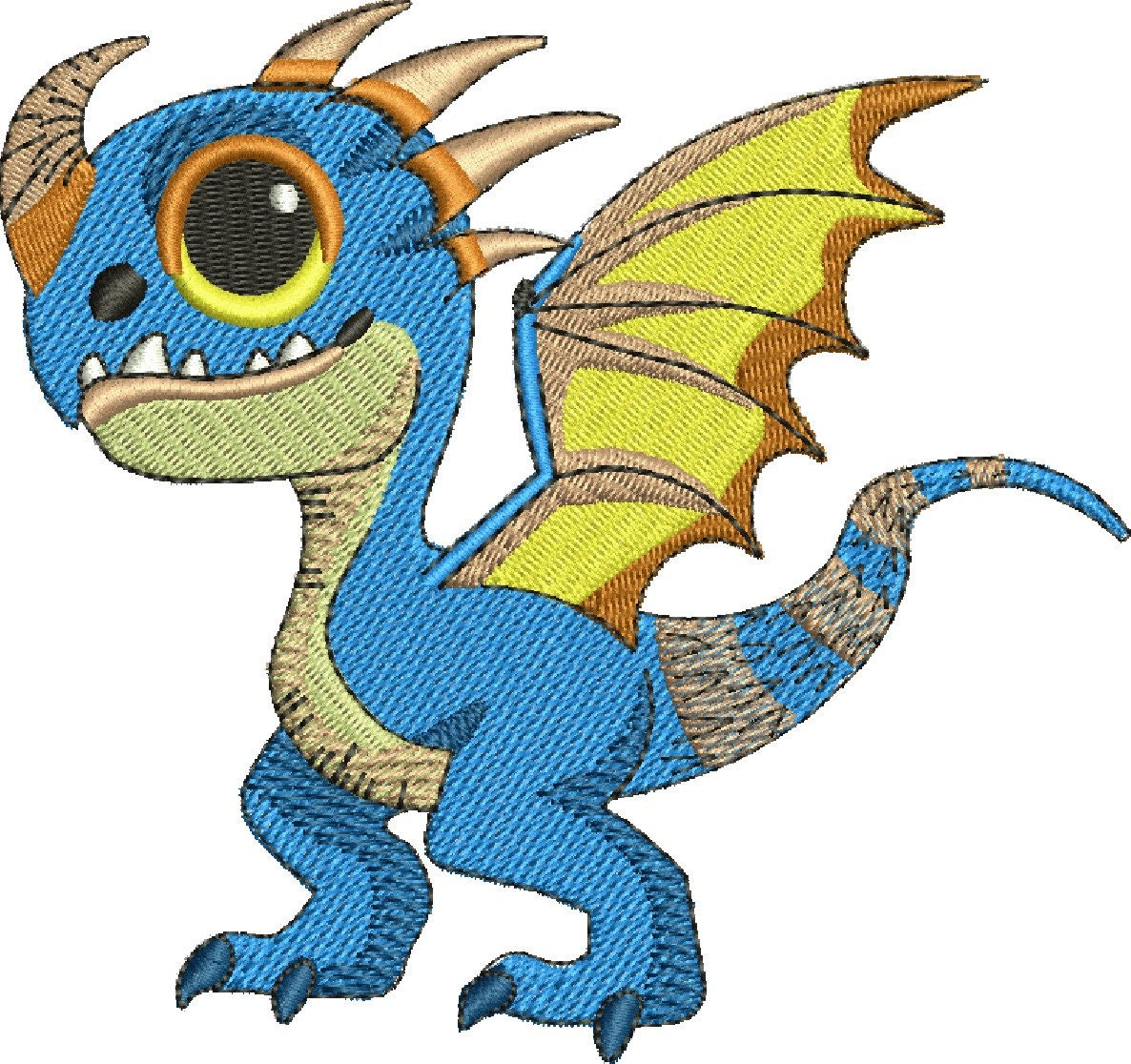 Stormfly Dragon Machine Embroidery Design - Etsy