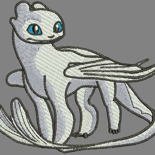 Toothless Embroidery - Etsy