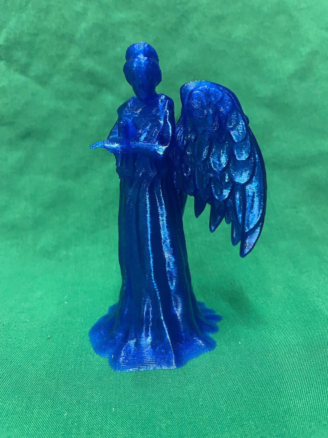 Doctor Who Weeping Angel Arms Crossed TRANSLUCENT BLUE - Etsy