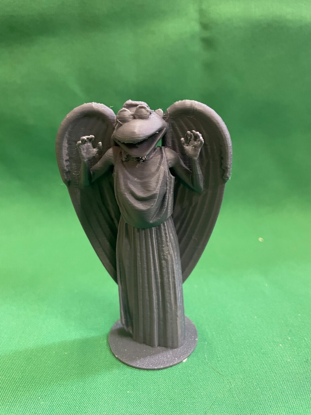 The Scooter the Weeping Angel Muppet. Dark Gray - Etsy