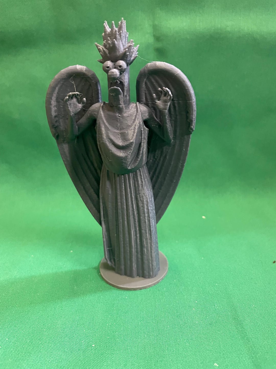 Beaker Angel. Beaker the Muppet Weeping Angel. Dark Gray - Etsy