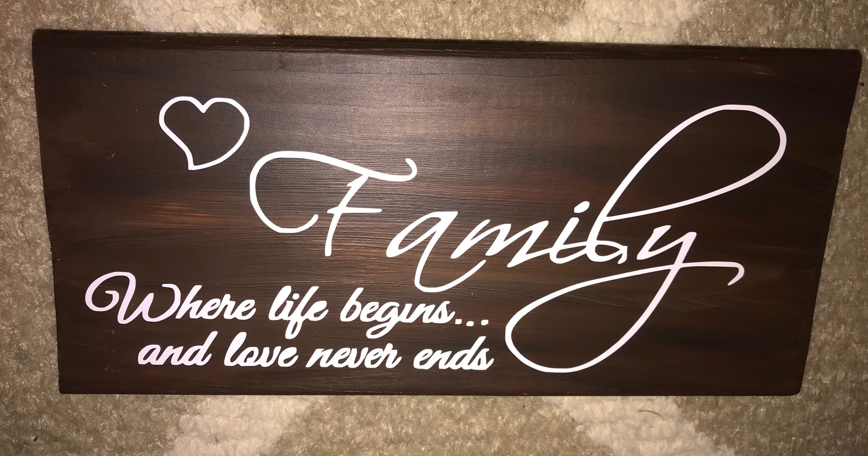 Family Sign INDOOR | Etsy