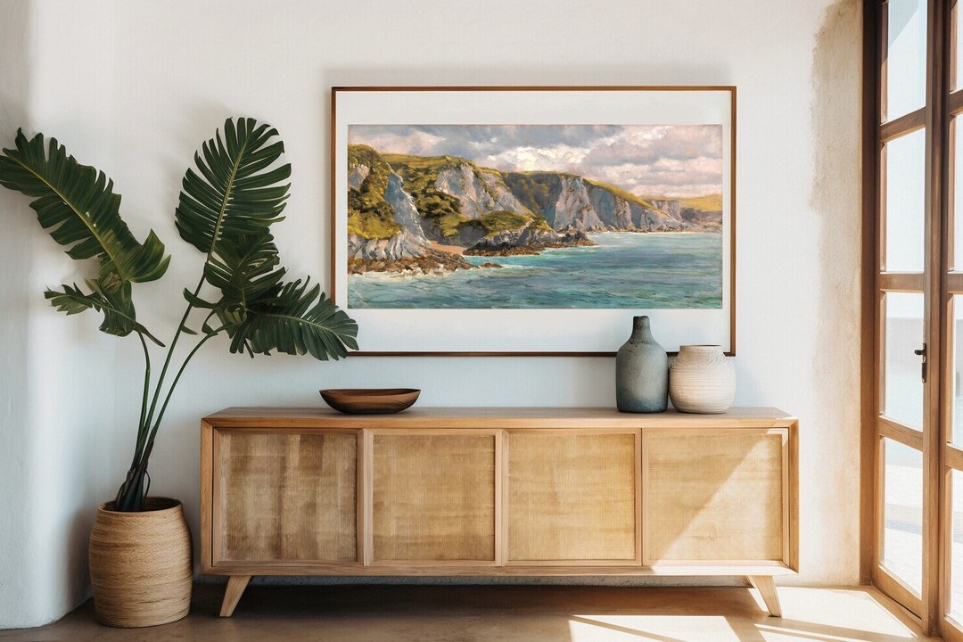 Wales Wall Art Print | Antique Painting, Welsh Landscape, Vintage Art ...