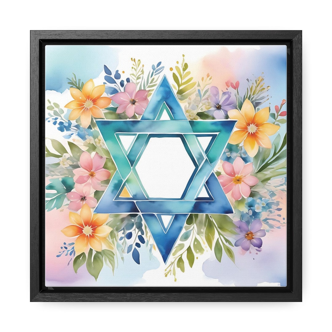 Jewish Star Art - Original Artwork - Star of David Gallery Canvas Wraps ...