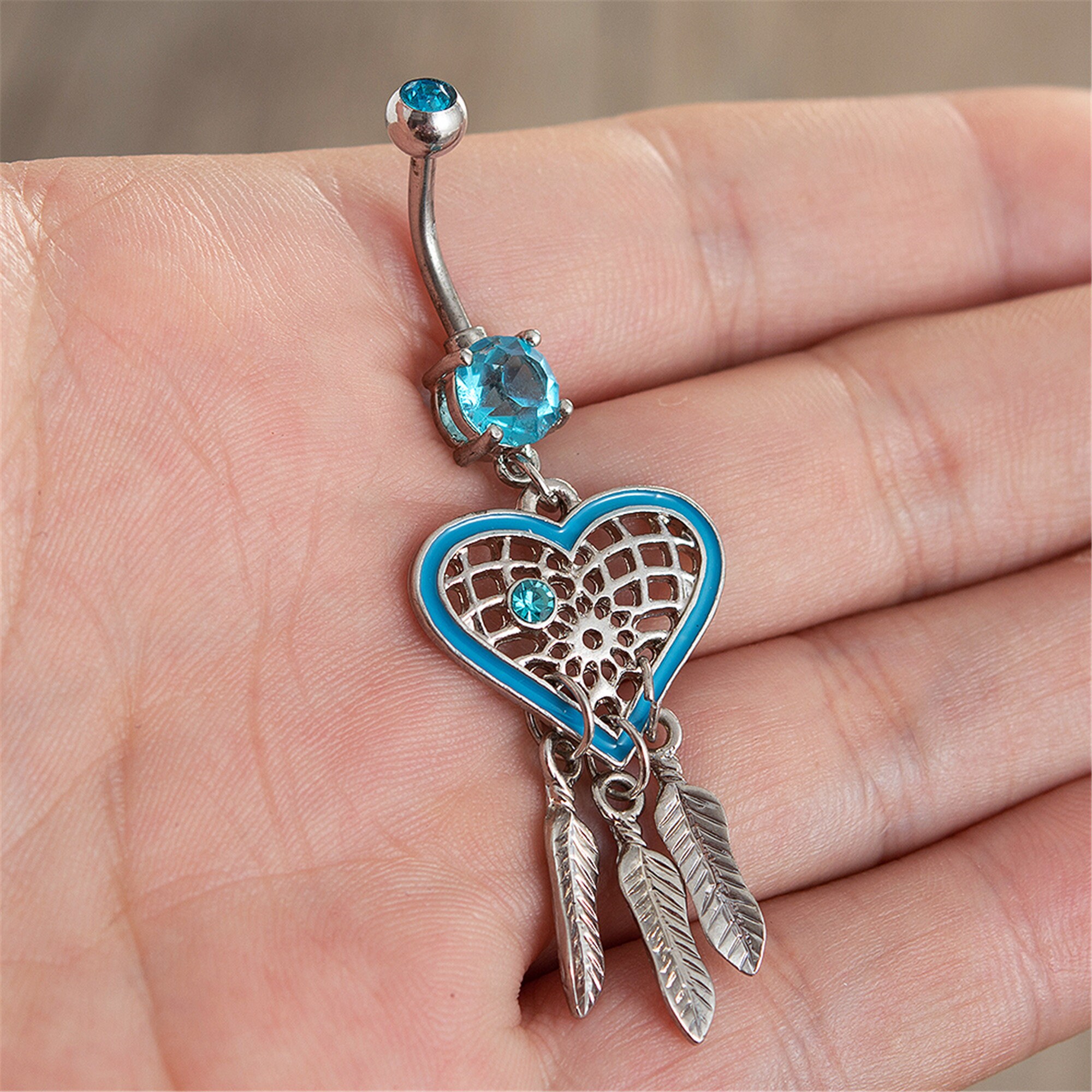 Dream Catcher Belly Button Piercing