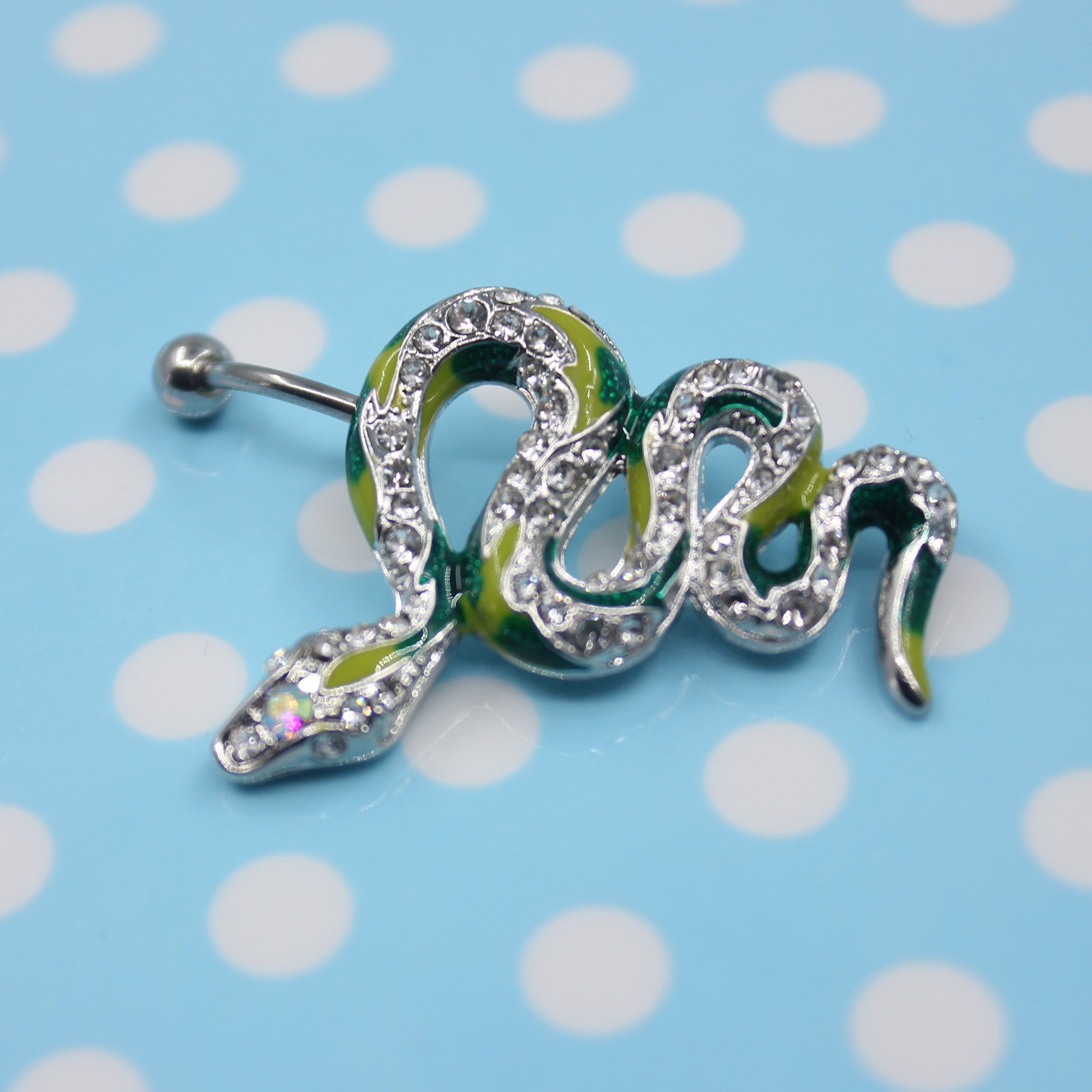 Snake Animal Belly Button Ring Belly Ring Navel Piercing - Etsy