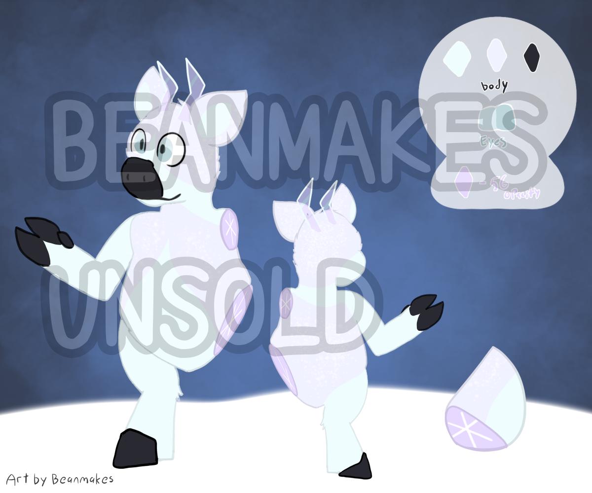 Ref Sheet Furry Adoptables: Snowball Deer - Etsy