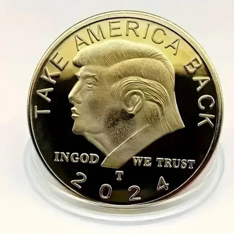 Trump 2024 Gold Coin - Etsy