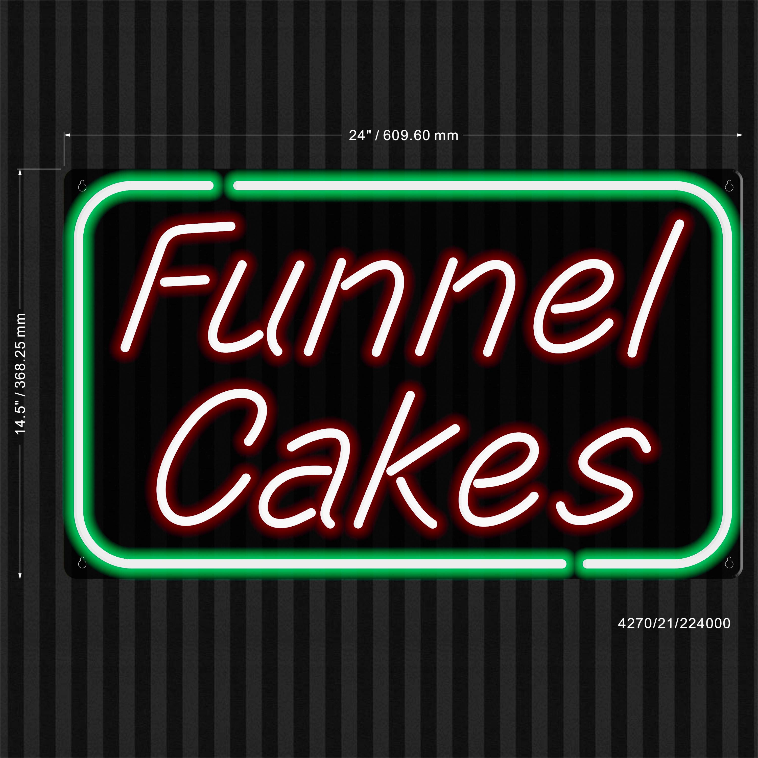 Funnel Cake Neon Sign
