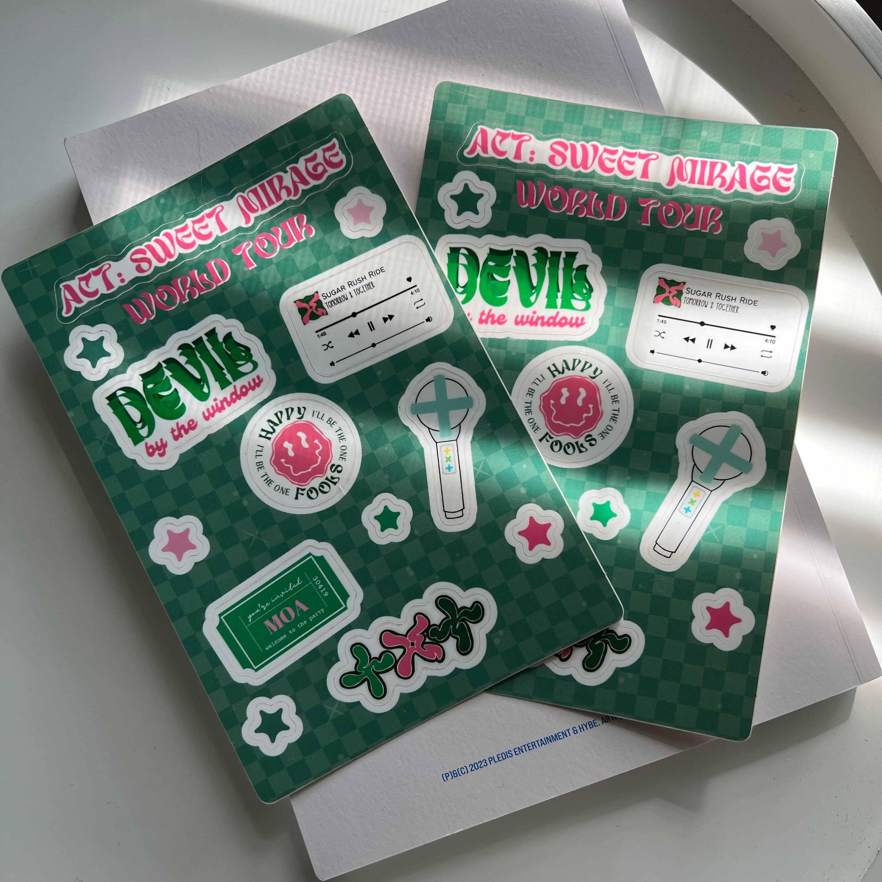 TXT Sweet Mirage Sticker Sheet - Etsy