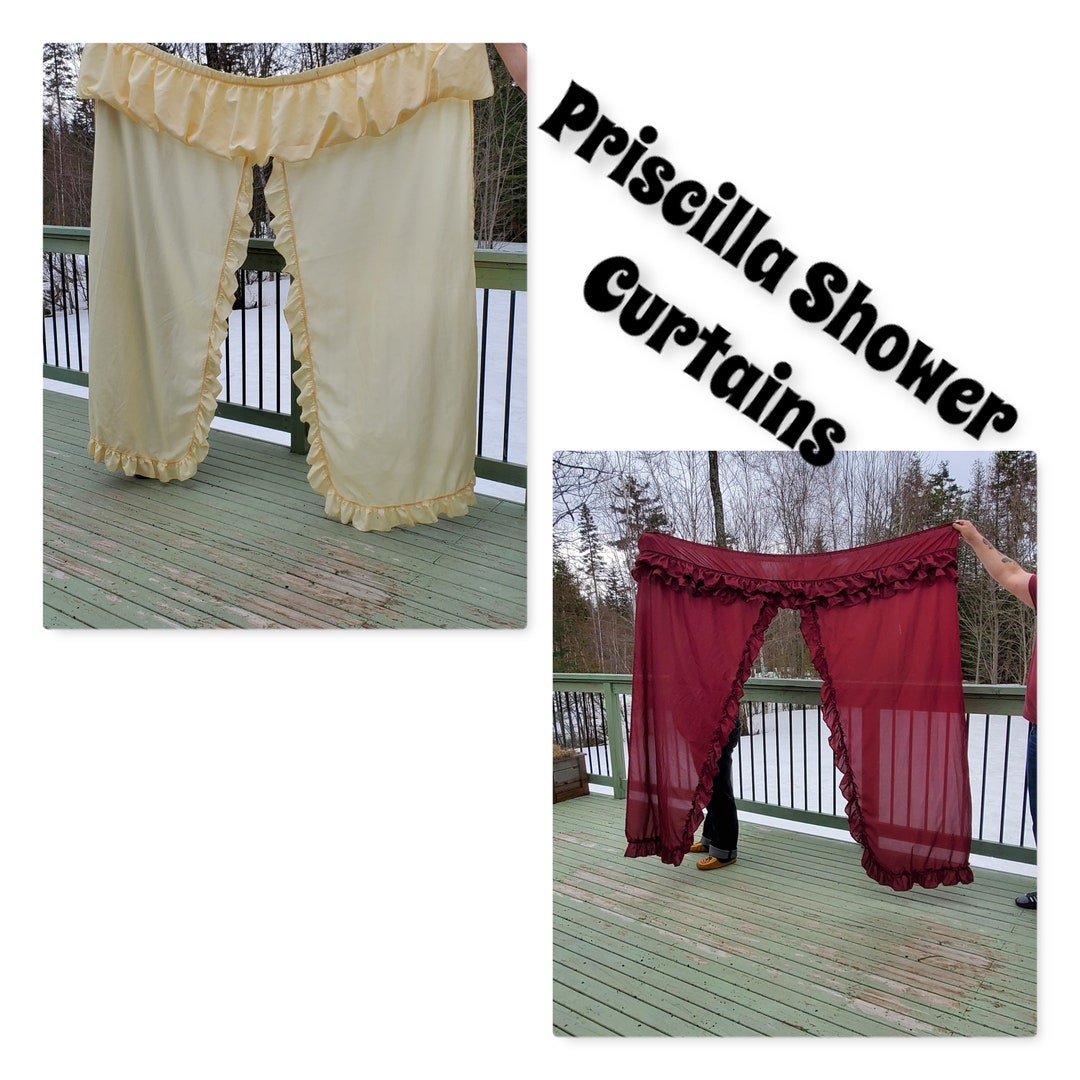 Priscilla Shower Curtains/sold Individually - Etsy