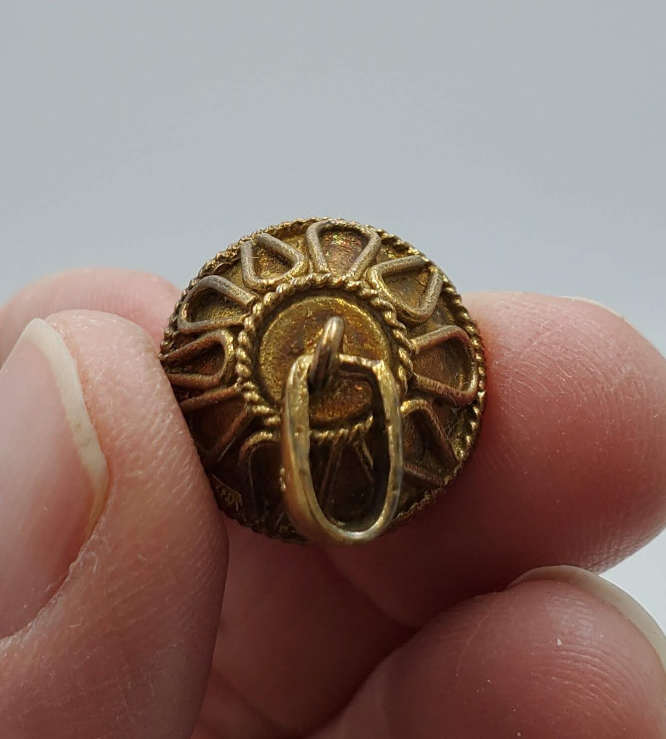Gold Pendant From Aphrodite Jewelry Athens 1990s Etsy