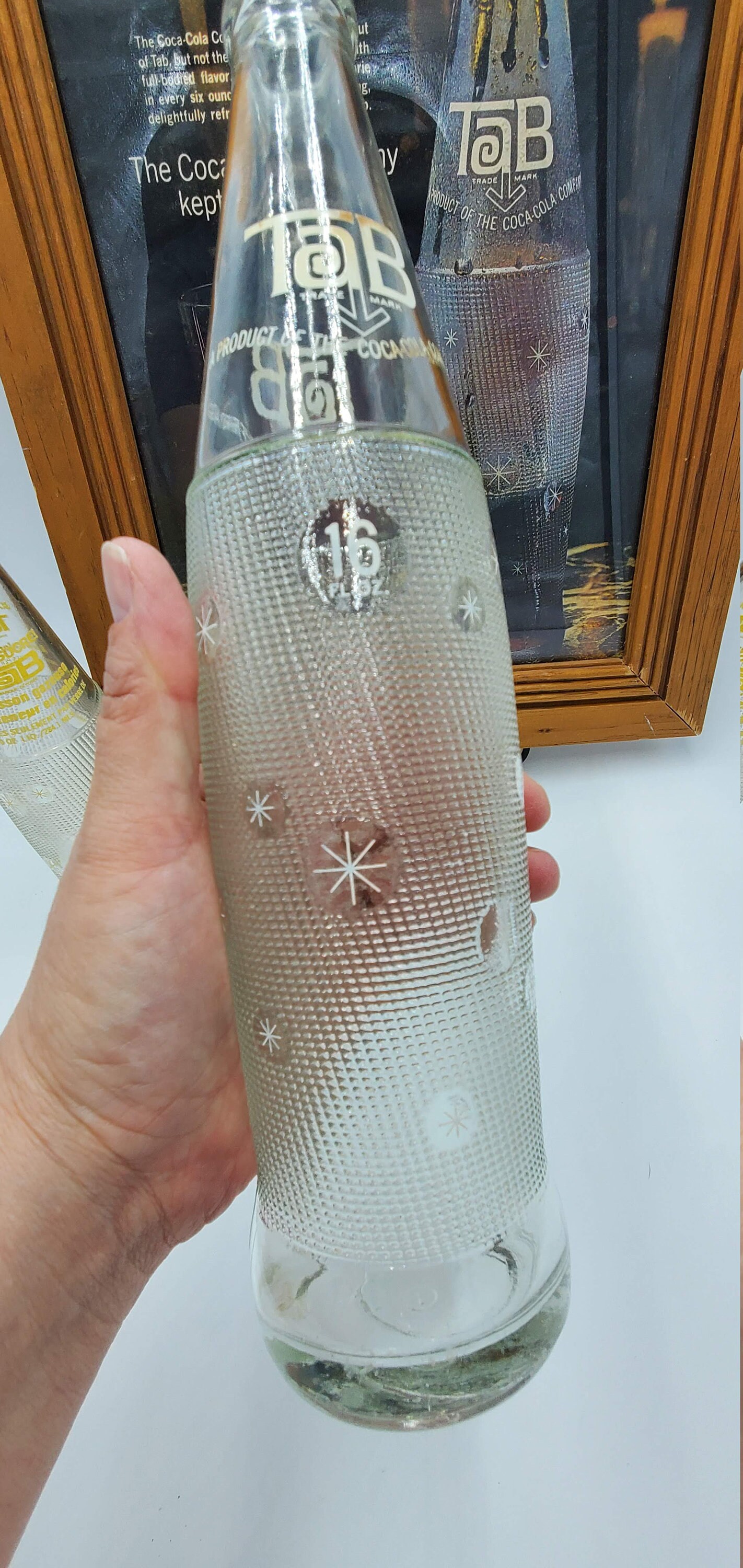 1960s Tab Diet Cola Lot / Framed Ad/ 2 Starburst Bottles - Etsy