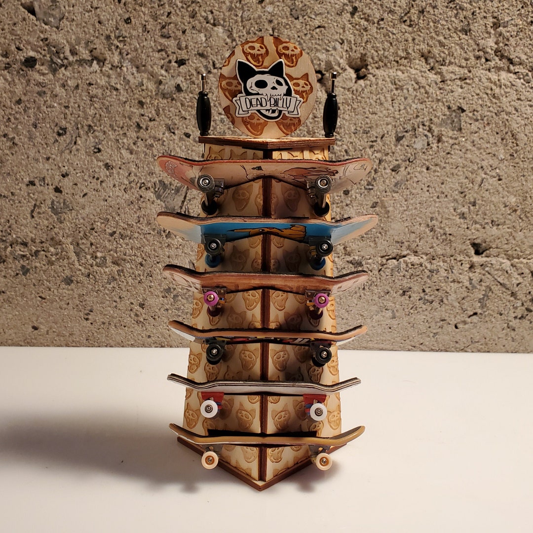 Board Rack for Fingerboard and Tech Deck - Made Out of Premium Birch ...