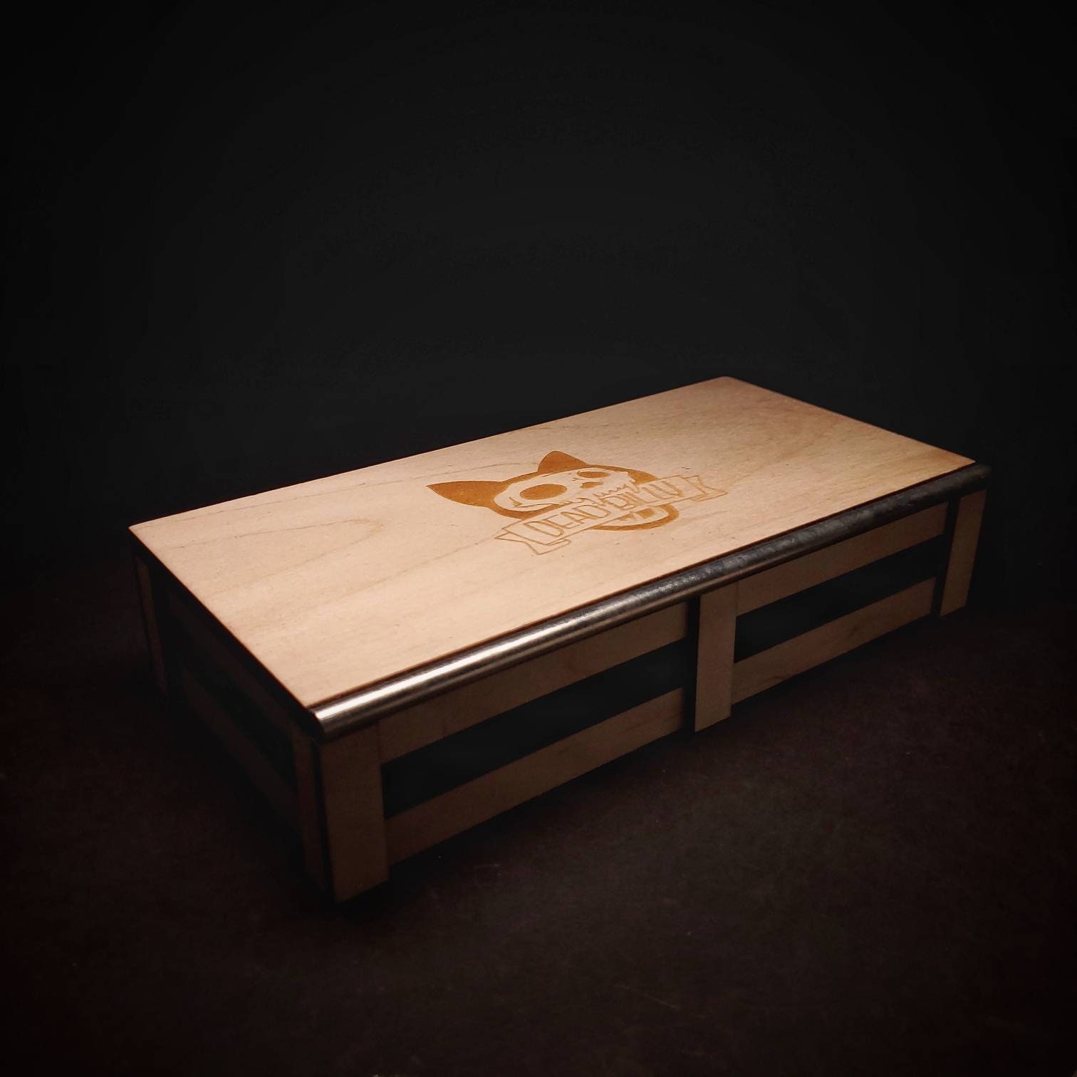 Dead Billy Fingerboard Plywood Box With Metal Copping Filled With ...