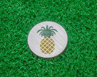 Golf Pineapple Ball Marker - Etsy