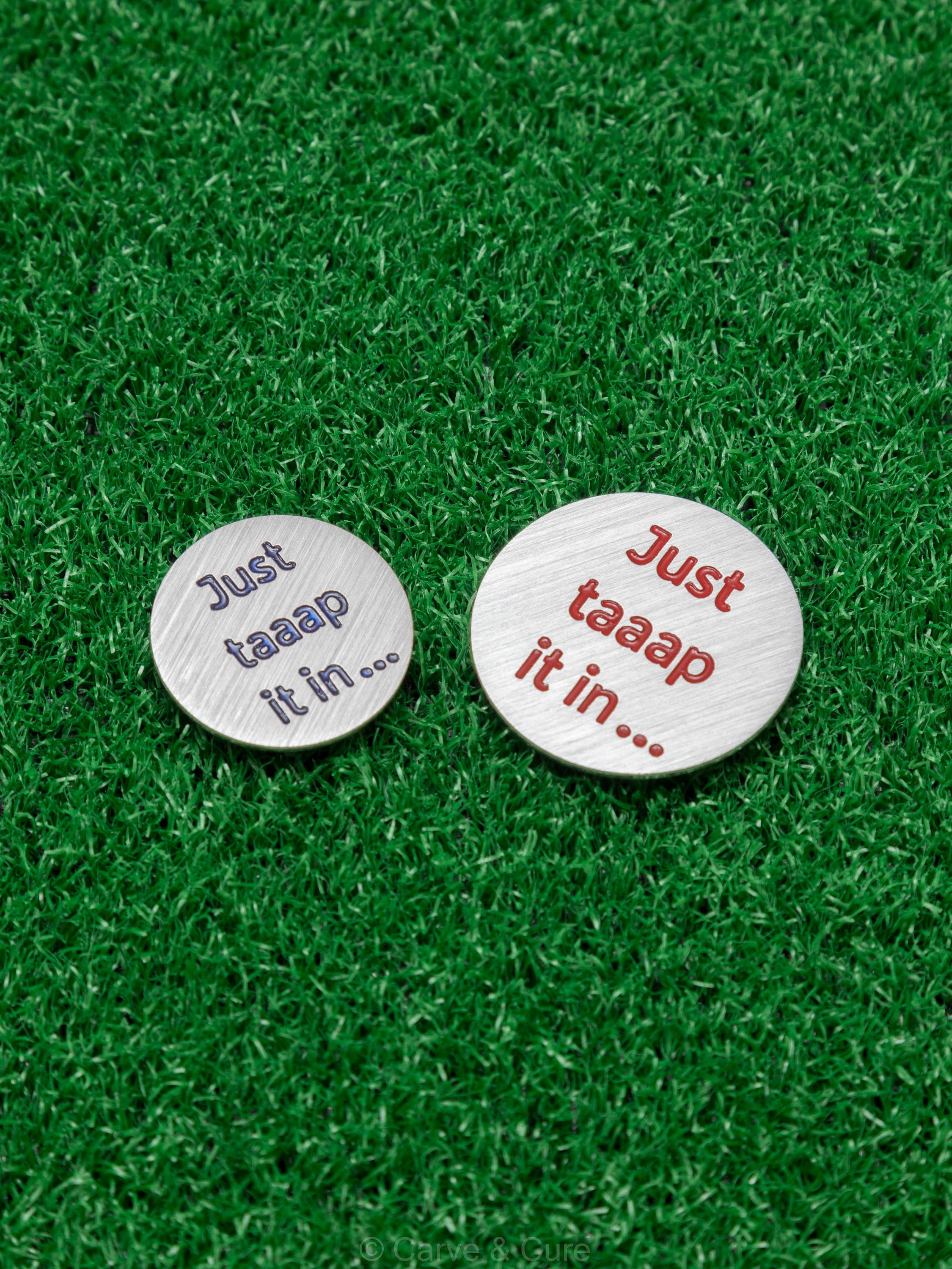 Just Tap It in Golf Ball Marker - Etsy