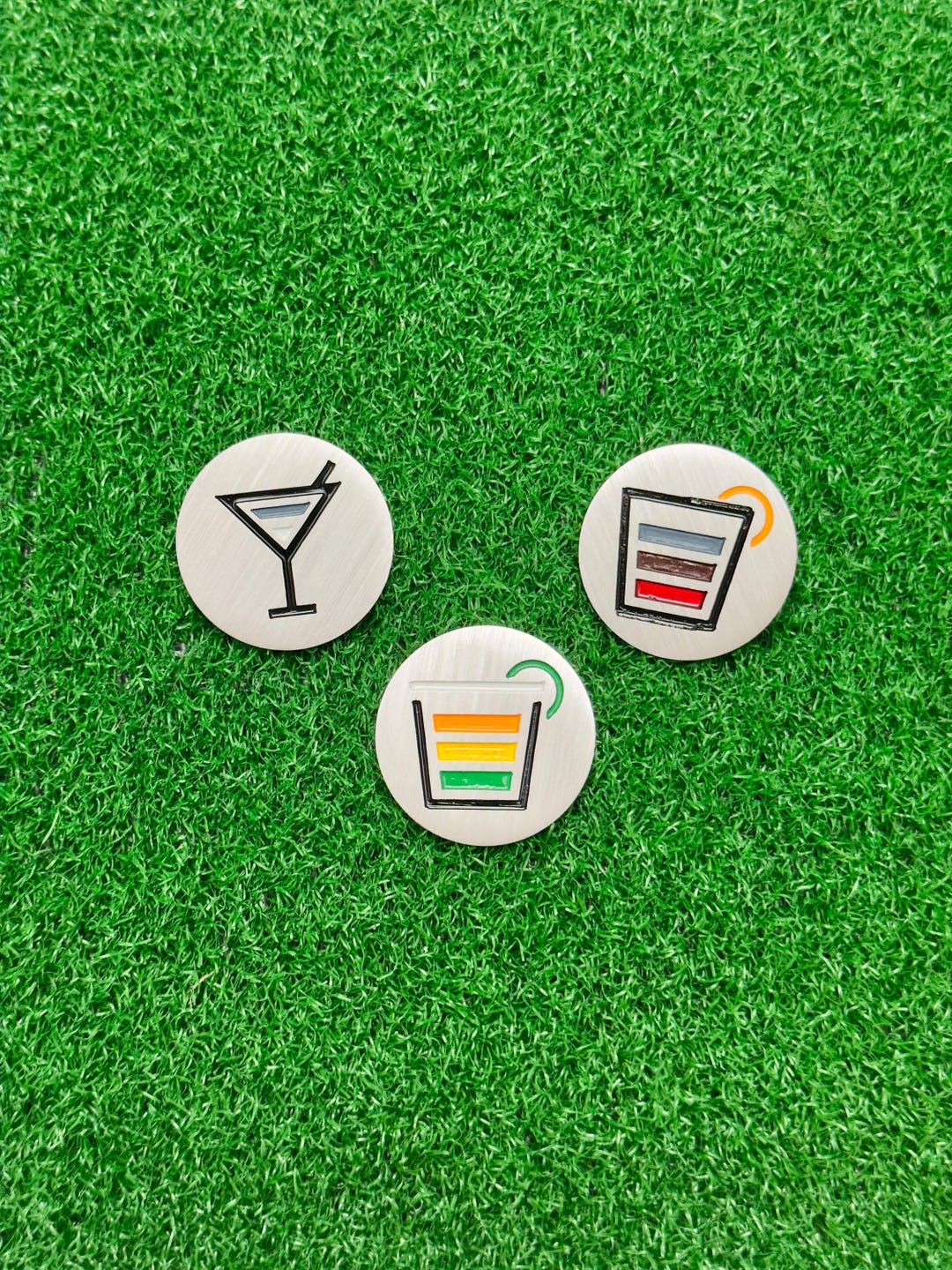 Cocktail Golf Ball Marker - Etsy