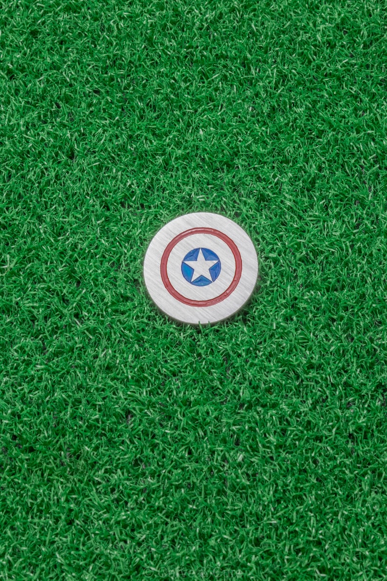 Marvel Heroes Golf Ball Marker - Etsy