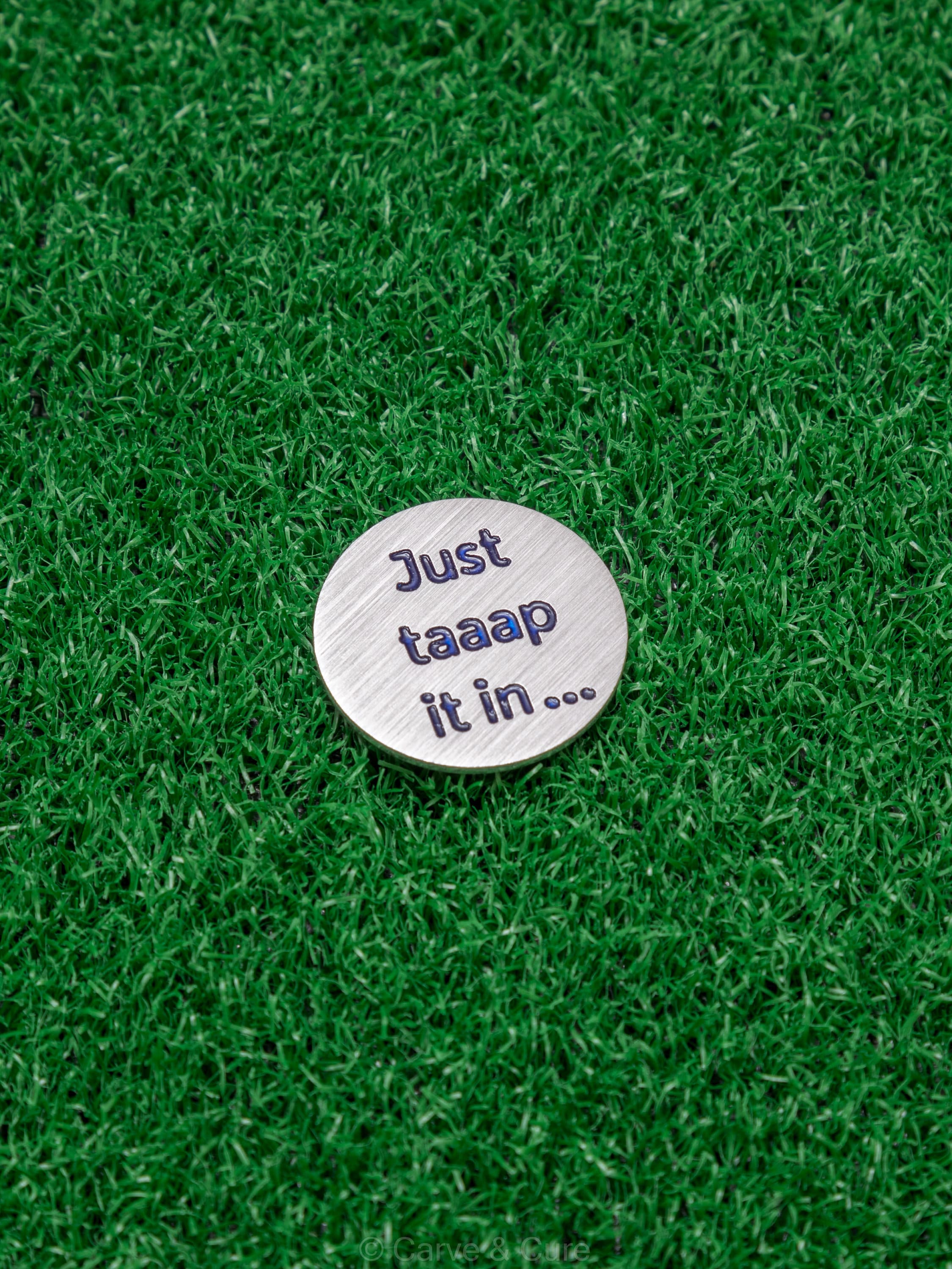 Just Tap It in Golf Ball Marker - Etsy