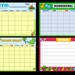 Dinosaur Dino Printable Calendar Homework Chore Tracker Notes Page ...