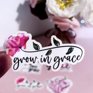 Grace Collection Stickers - Christian Bible Stickers, Faith-based Vinyl ...