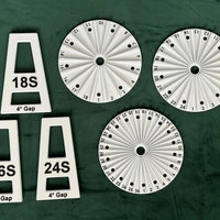 8" Open Segmented Bowl Wedgie/plate Pair - for Open Segmented Bowl ...