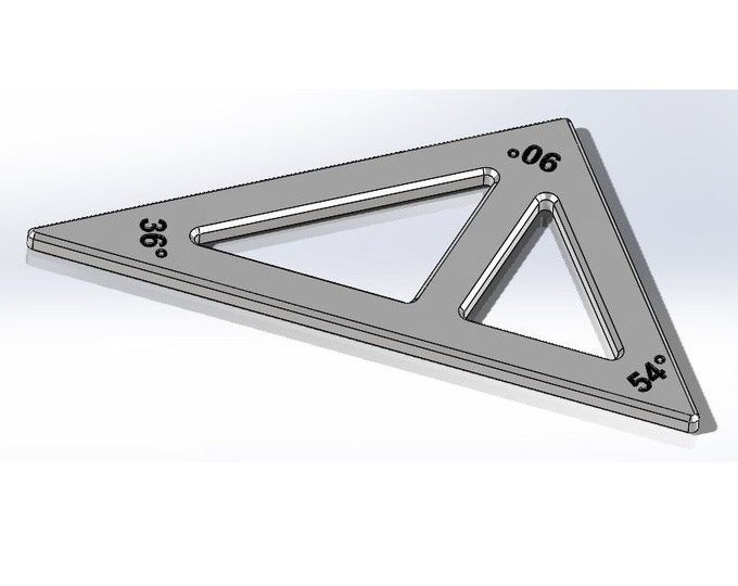 5 Pointed Star Jig Template for Woodworking - Etsy