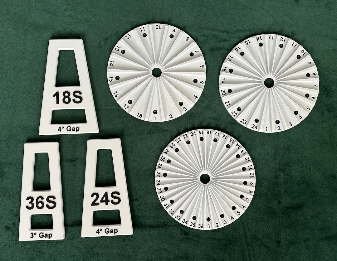 8" Open Segmented Bowl Wedgie/plate Pair - for Open Segmented Bowl ...