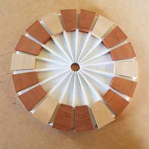 8" Open Segmented Bowl Wedgie/plate Pair - for Open Segmented Bowl ...