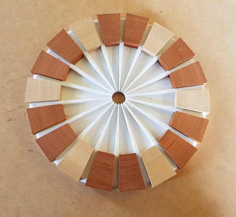 8" Open Segmented Bowl Wedgie/plate Pair - for Open Segmented Bowl ...