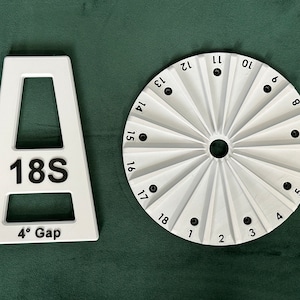 8" Open Segmented Bowl Wedgie/plate Pair - for Open Segmented Bowl ...