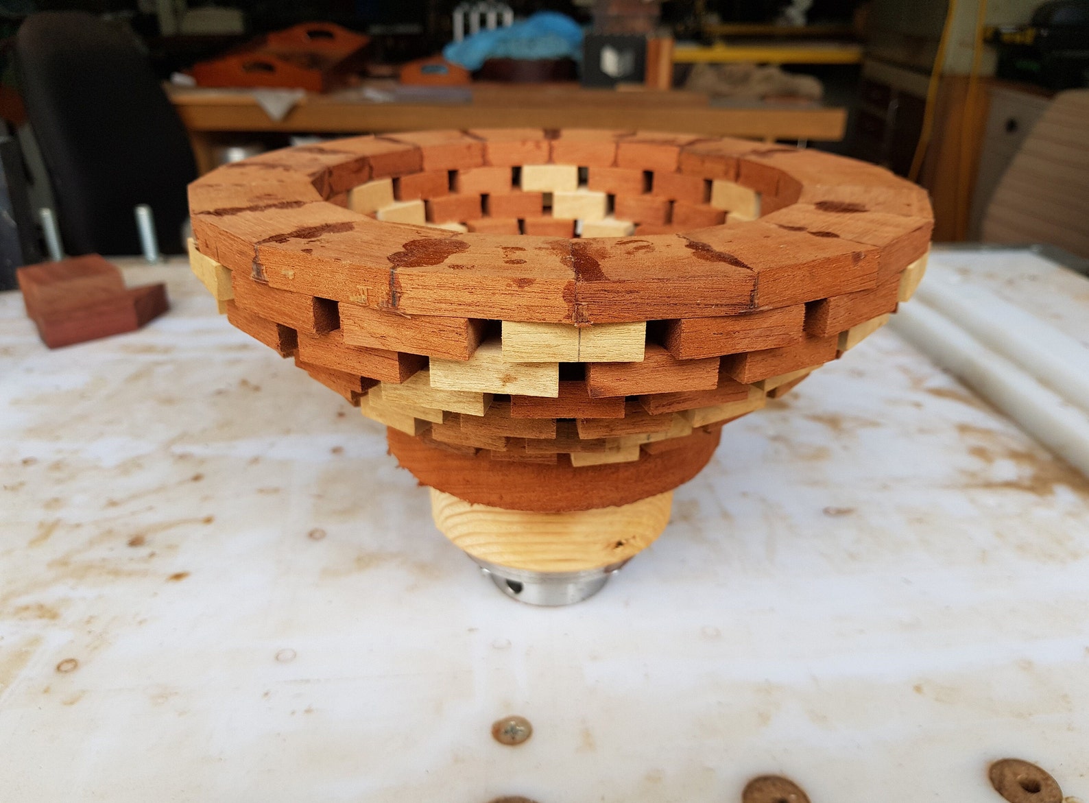 8" Open Segmented Bowl Wedgie/plate Pair - for Open Segmented Bowl ...