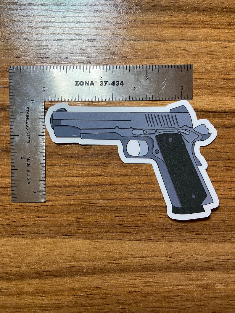1911 Firearm Gun Sticker - Etsy