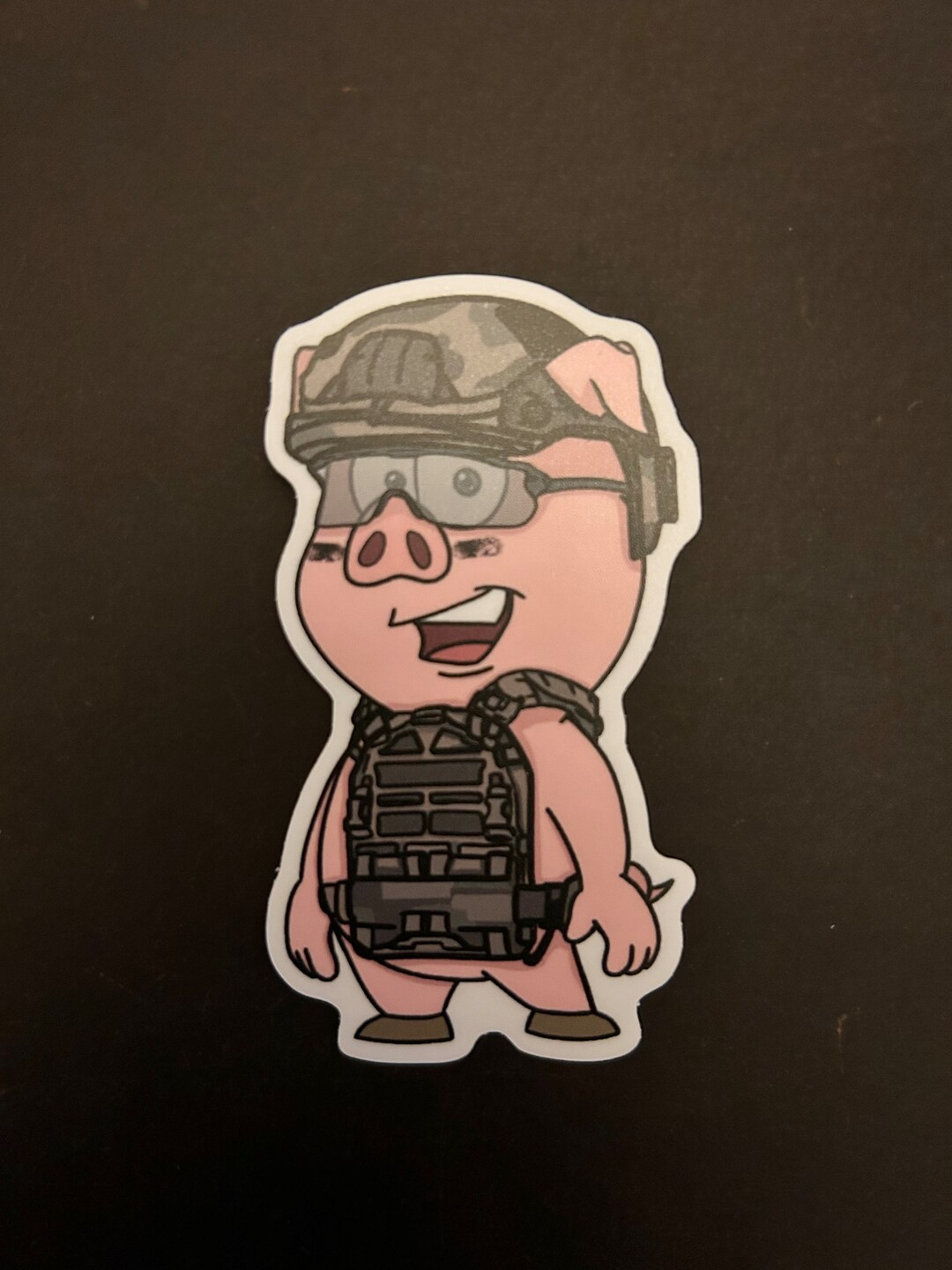 Military Pig Sticker - Etsy