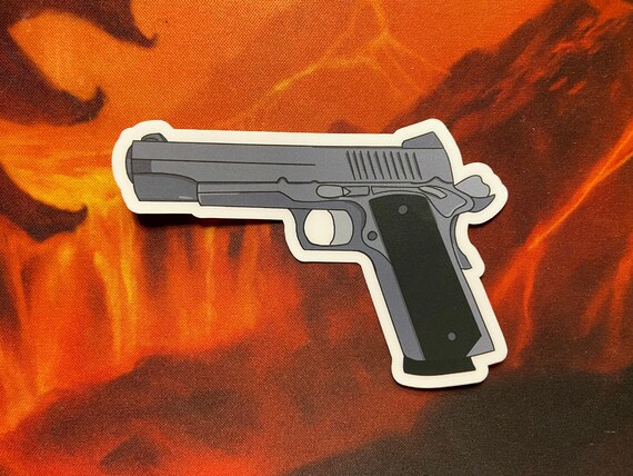 1911 Firearm Gun Sticker - Etsy