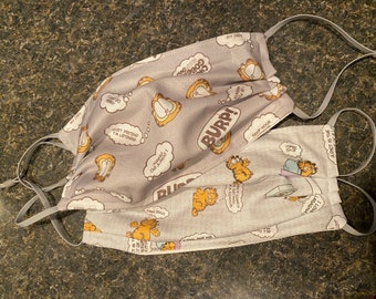 Garfield Face Mask - Etsy