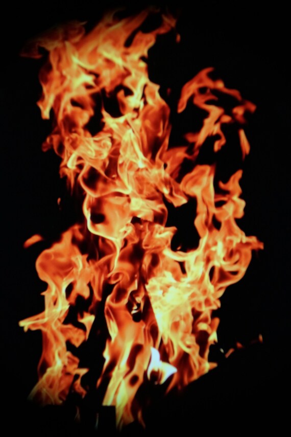 Fire Digital Background - Etsy