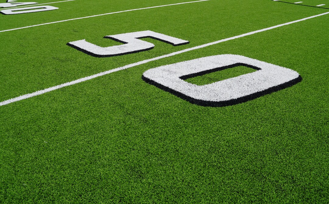 Football 50 Yard Line Digital Background - Etsy