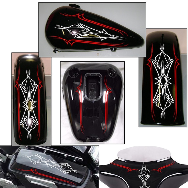 Motorcycle Pinstripe Decal - Etsy