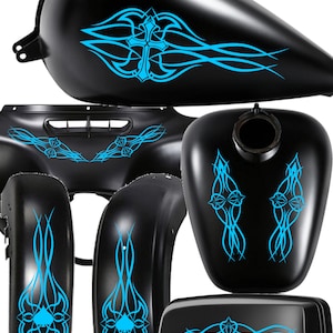 Motorcycle, Trike, Decal Set, Universal Fit for Honda, Harley, Victory ...