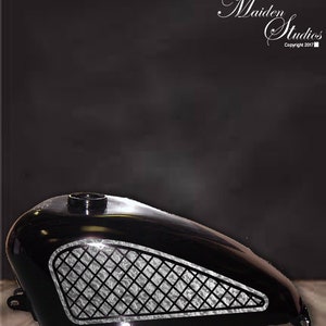 Motorcycle Gas Tank Decal Set Vinyl Graphics Set Harley, Honda, Yamaha ...