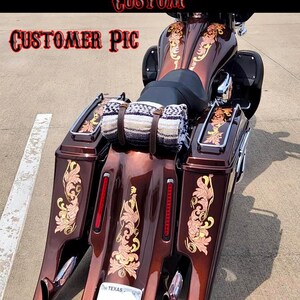 Motorcycle Pinstripe Decal Set Universal for Honda, Harley, Victory ...