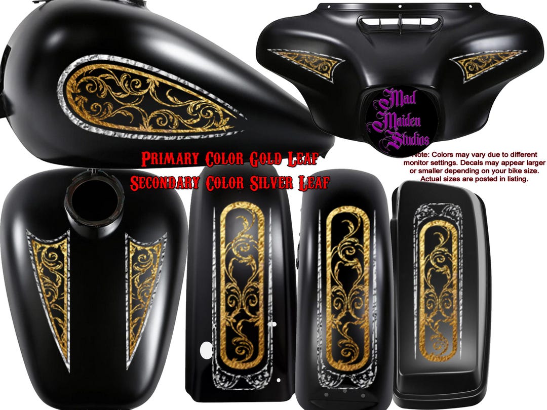 Classic Motorcycle Pinstripe Decal – Peel & Stick Vinyl Stripe for Tank ...