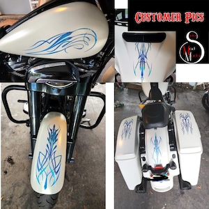 Motorcycle Pinstripe Set. Universal Fit for Honda, Harley, Victory ...