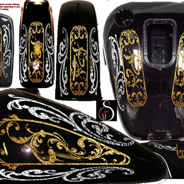 Motorcycle Pinstripe Decal - Etsy
