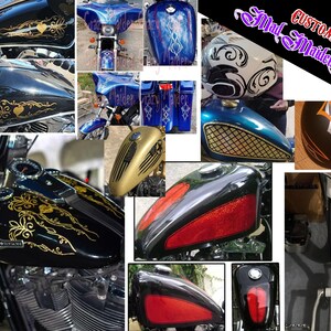 Motorcycle Pinstripe Decal Set: Universal Vinyl Graphics - Etsy